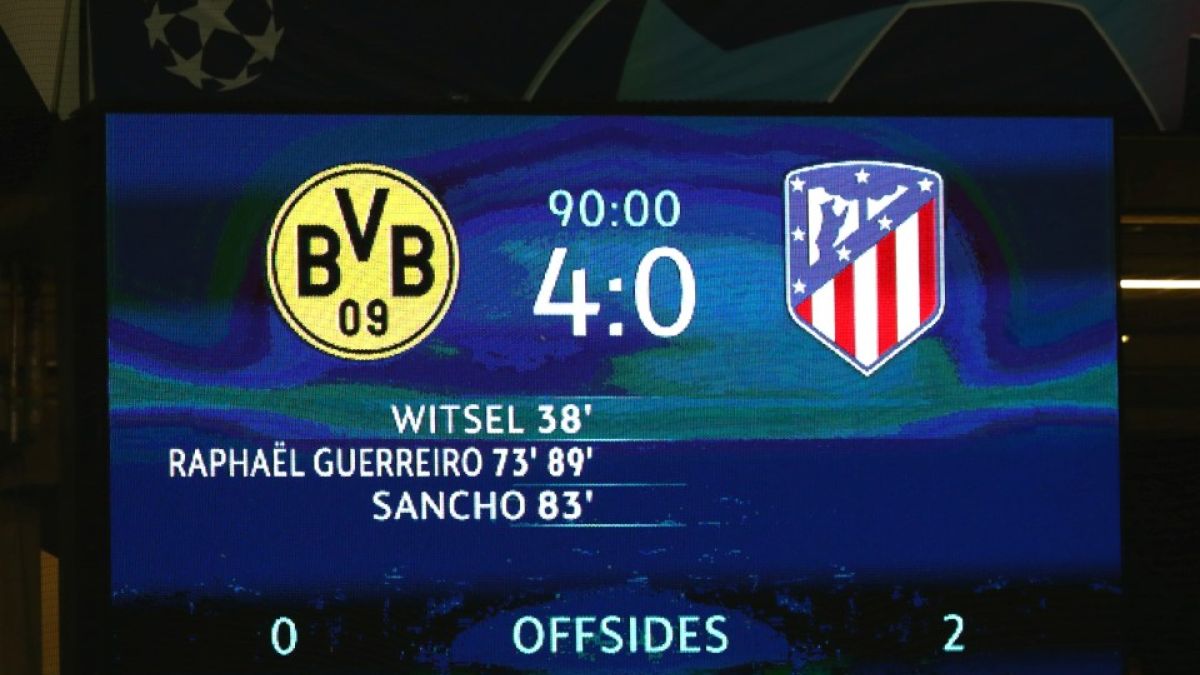 BVB gegen Atletico in der Champions League: Die zweite Halbzeit gewonnen
